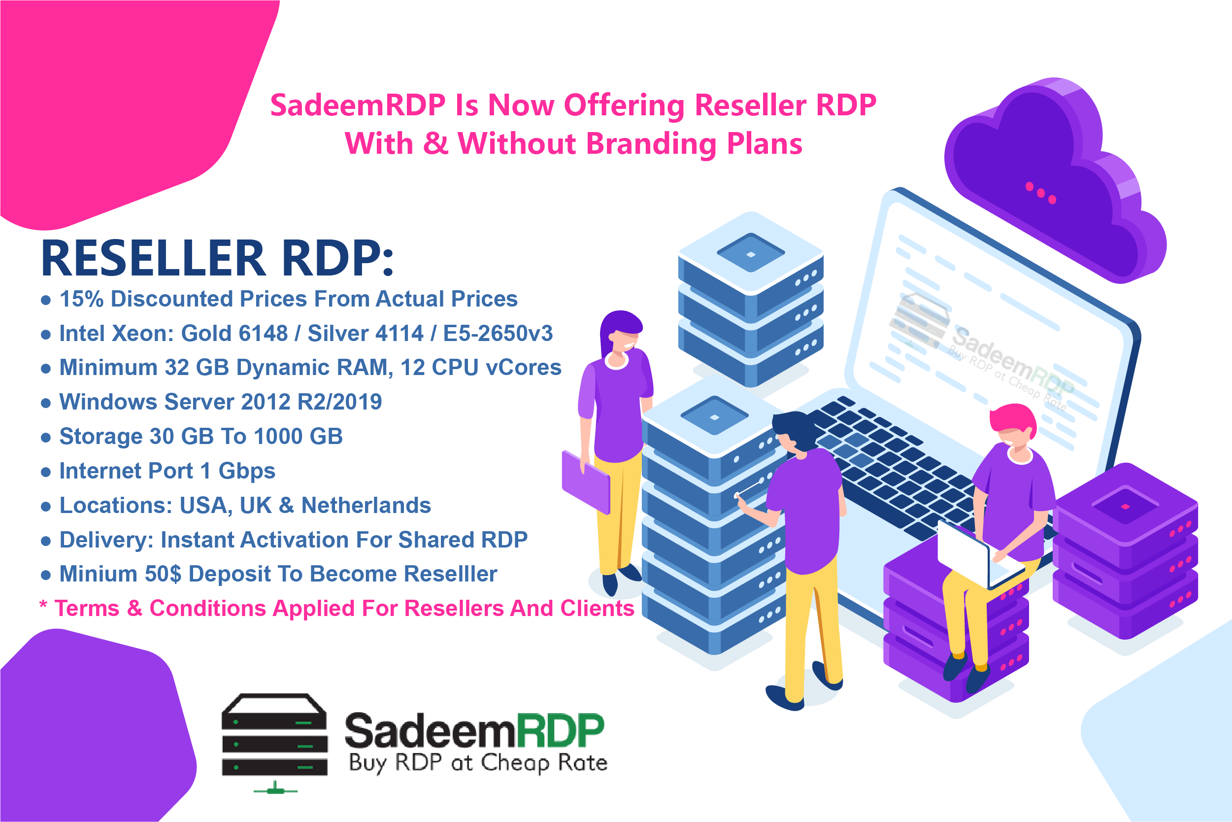 Reseller RDP - Windows VPS Reseller | SadeemRDP